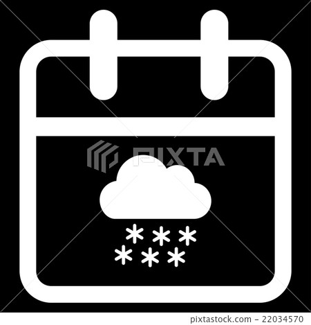 Snow Day Icon - Stock Illustration [22034570] - PIXTA
