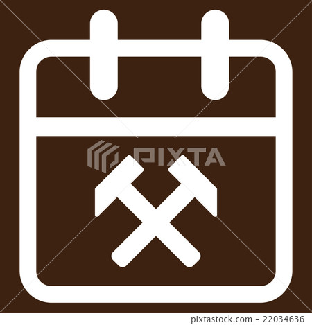 Working Day Icon - Stock Illustration [22034636] - PIXTA