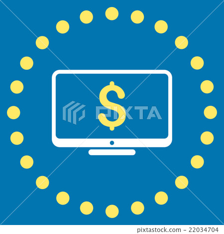 Financial Monitoring Icon - Stock Illustration [22034704] - PIXTA