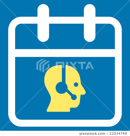 Operator Date Icon - Stock Illustration [22034749] - PIXTA