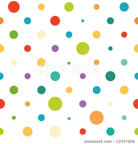 Vector seamless spotted pattern. - Stock Illustration [22037808] - PIXTA