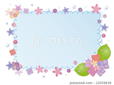June Frame Hydrangea - Stock Illustration [22038638] - PIXTA