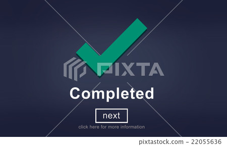 Completed Webpage Website Done Technology Concept - Stock Illustration ...