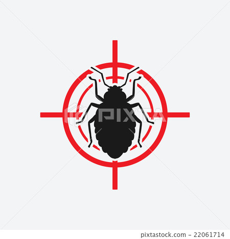 bug icon red target - Stock Illustration [22061714] - PIXTA
