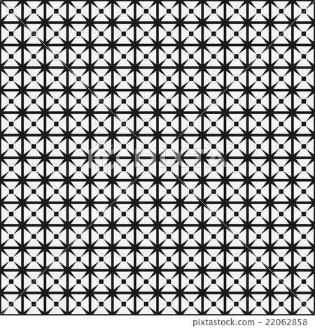 square monochrome seamless geometrical pattern - Stock Illustration ...