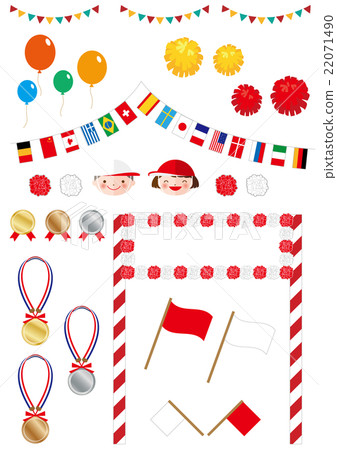 Sports festival goods - Stock Illustration [22071490] - PIXTA
