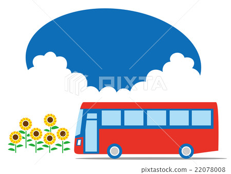 Summer bus tour - Stock Illustration [22078008] - PIXTA