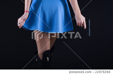Woman in dress with gun Images - Search Images on Everypixel