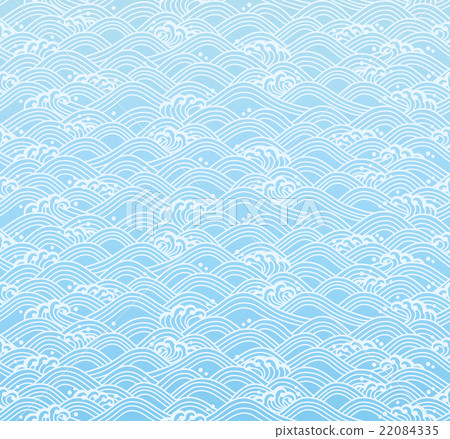 Waba light blue background coolness - Stock Illustration [22084335] - PIXTA