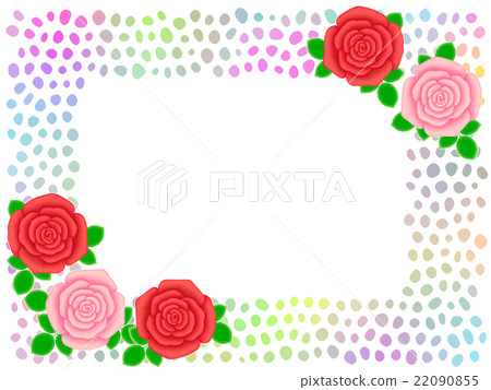 Rose decoration frame - Stock Illustration [22090855] - PIXTA