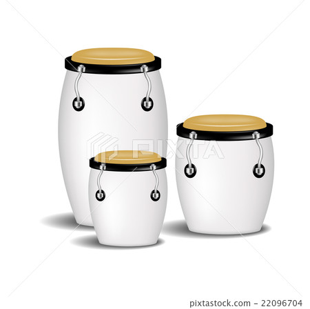 Congas band in white design with shadow - Stock Illustration [22096704 ...