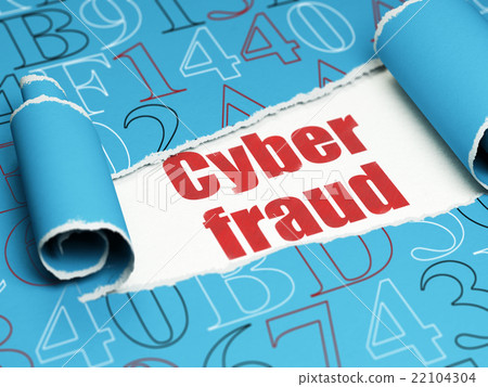 Privacy concept: red text Cyber Fraud under the-插圖素材 [22104304] - PIXTA圖庫