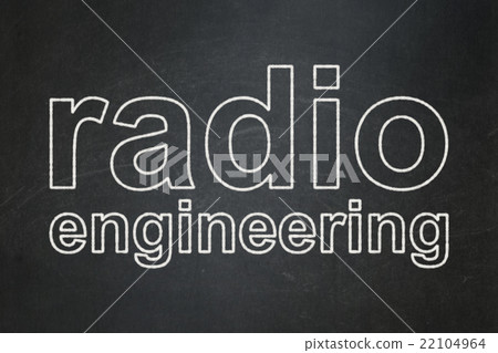 Science concept: Radio Engineering on chalkboard - Stock Illustration ...