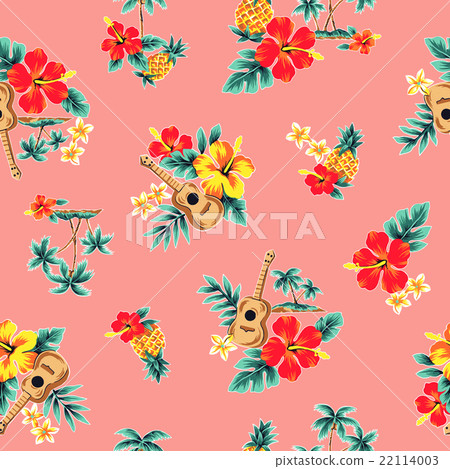 Aloha shirt pattern - Stock Illustration [22114003] - PIXTA