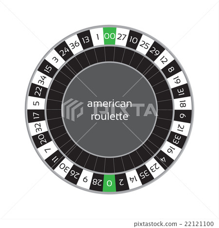 Vector illustration of american roulette wheel-插圖素材 [22121100] - PIXTA圖庫