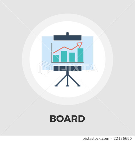 Board flat icon - Stock Illustration [22126690] - PIXTA