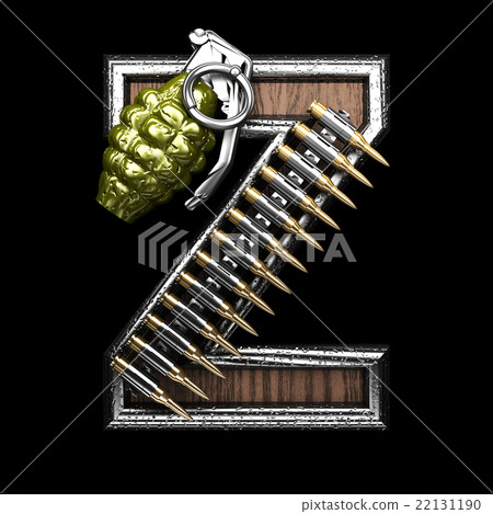 z military letter. 3D illustration - Stock Illustration [22131190] - PIXTA