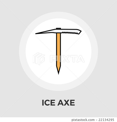 Ice axe vector flat icon - Stock Illustration [22134295] - PIXTA