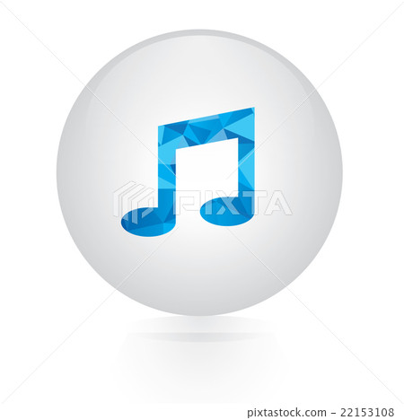 Vector - abstract blue music icon. - Stock Illustration [22153108] - PIXTA
