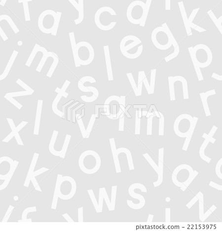 Seamless pattern with alphabet - Stock Illustration [22153975] - PIXTA
