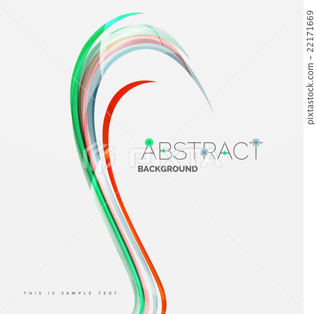 Geometric abstract background, swirl colorful - Stock Illustration ...