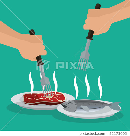 Clean food design - Stock Illustration [22173003] - PIXTA