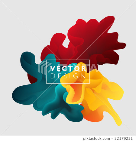 Vector abstract color cloud. - Stock Illustration [22179231] - PIXTA