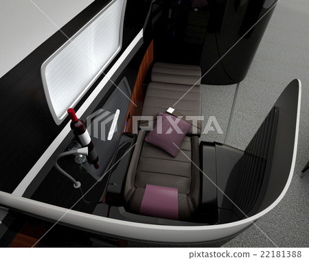 First class interior. original design. - Stock Illustration [22181388 ...