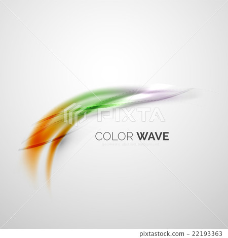 Color wave vector element-插圖素材 [22193363] - PIXTA圖庫
