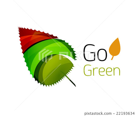 Shiny leaf icon - Stock Illustration [22193634] - PIXTA