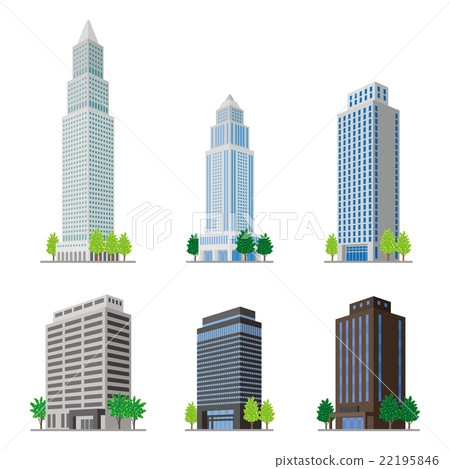 Building / solid figure - Stock Illustration [22195846] - PIXTA