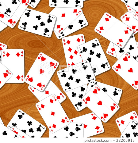 seamless pattern texture background playing cards - Stock Illustration ...