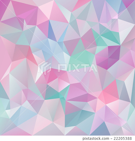 vector polygon background triangular icy pastel - Stock Illustration ...