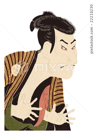 The 3rd Otani Ogyoro next guy Edo Kibei - Stock Illustration [22218230 ...