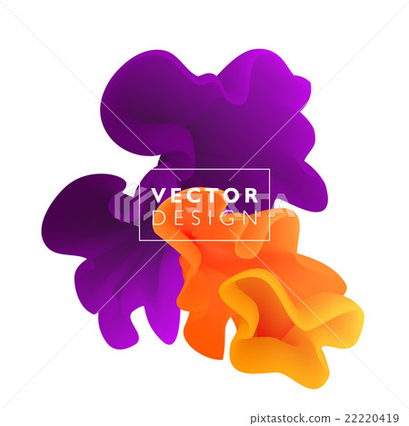 Vector abstract color cloud. - Stock Illustration [22220419] - PIXTA