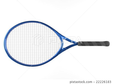 blue tennis racket - Stock Illustration [22226183] - PIXTA