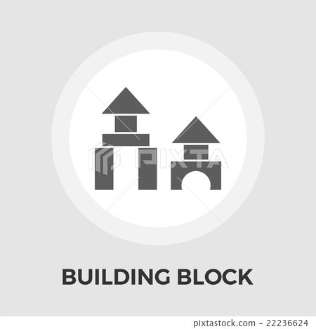 Building block icon. - Stock Illustration [22236624] - PIXTA