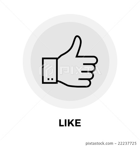 Like flat icon - Stock Illustration [22237725] - PIXTA