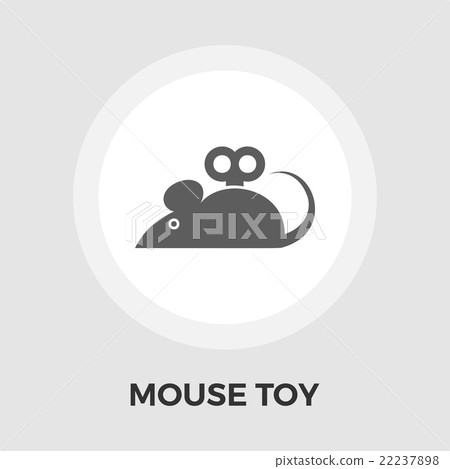 Mouse toy vector flat icon - Stock Illustration [22237898] - PIXTA