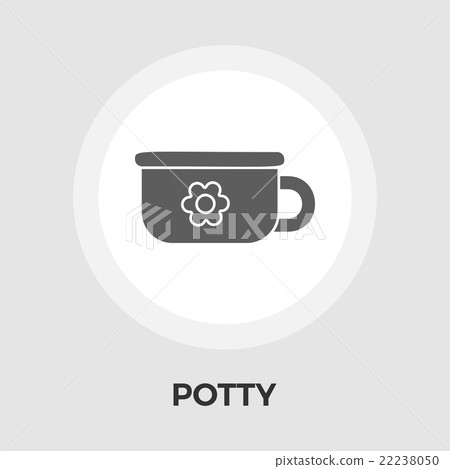 Potty vector flat icon - Stock Illustration [22238050] - PIXTA