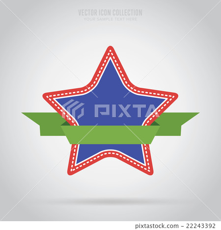 Abstract isolated badge, label or sticker, vector - Stock Illustration ...