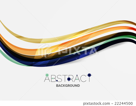 Geometric abstract background, swirl colorful - Stock Illustration ...