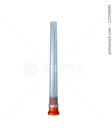 Injection needle in plastic cover - Stock Illustration [22249995] - PIXTA