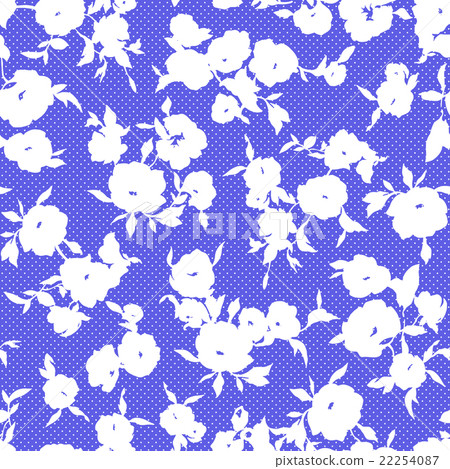 Rough flower pattern - Stock Illustration [22254087] - PIXTA