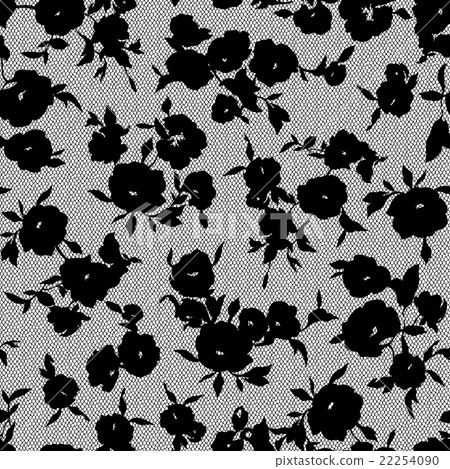Rough flower pattern - Stock Illustration [22254090] - PIXTA