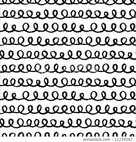 Seamless loops pattern - Stock Illustration [22254267] - PIXTA