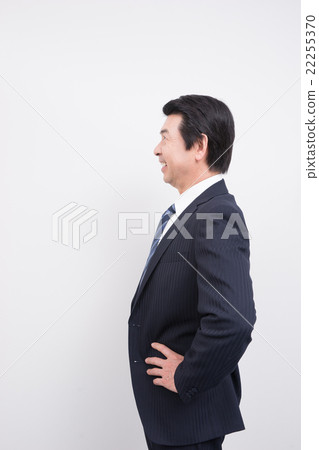 Middle businessman (posing on his back in hand) - Stock Photo [22255370 ...