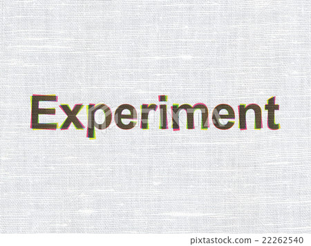 Science concept: Experiment on fabric texture - Stock Illustration ...
