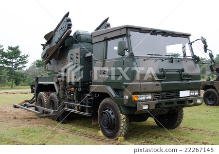 81 Short-range ground to air anti-aircraft (C)... - Stock Photo ...
