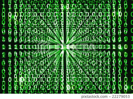 Binary code in abstract background-插圖素材 [22279053] - PIXTA圖庫